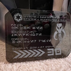 Star Wars Bounty Hunter Licence - Etsy