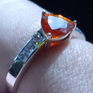 Parrot Green Apatite Ring in White Gold Plated Sterling - Etsy