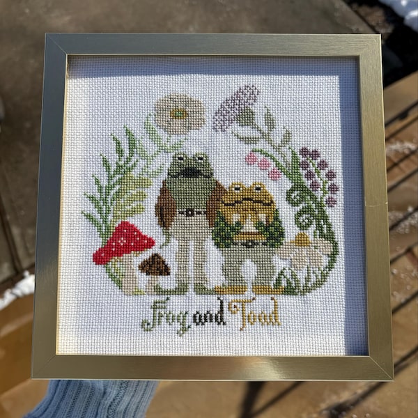 Frog and Toad Cross Stitch Book | Noriko so | English Translation ...