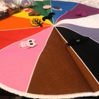 Color Sorting Fabric Circle - Classification of Primary and Secondary ...