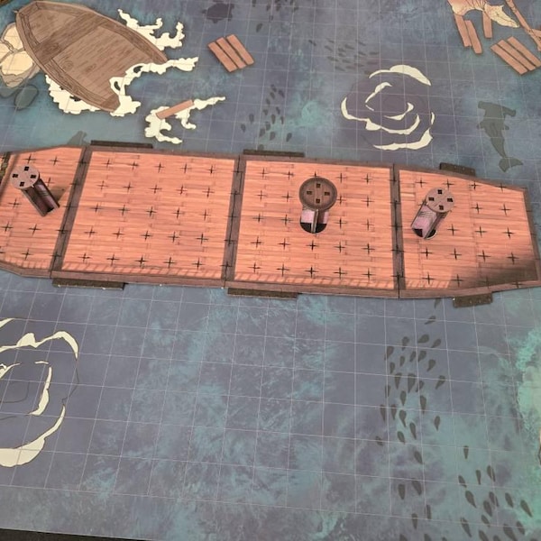 Giant Dnd Tavern Terrain Kit | 129pc Double Side Printed on 1/8" MDF ...