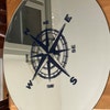 Nautical Compass Car Window Decal , Compass Decal, Nautical Compass ...