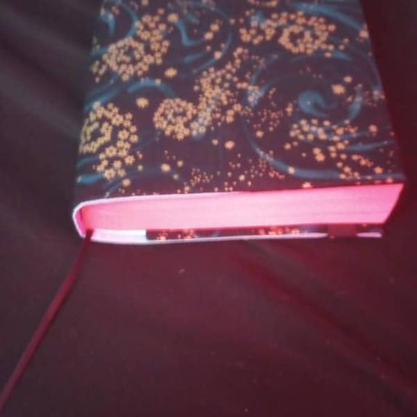 Adjustable Book Cover - Fabric Dust Jacket - Book Sleeve - Bookish Gift ...