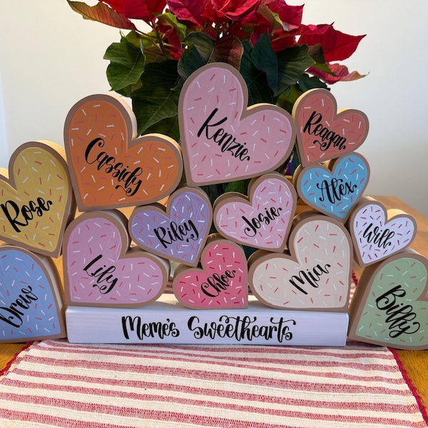 Personalized Gingerbread Block - Wooden Gingerbread Blocks - Custom ...