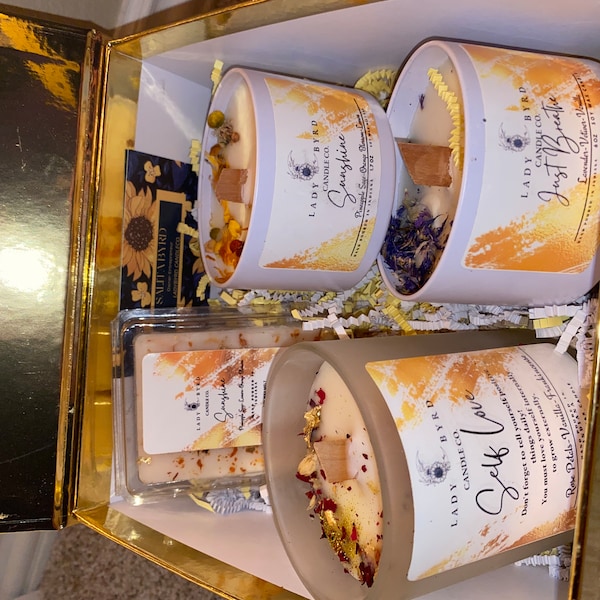 Sunshine, Sunflower, Sunshine Candle, Soy Candle, Uplifting, Happiness ...