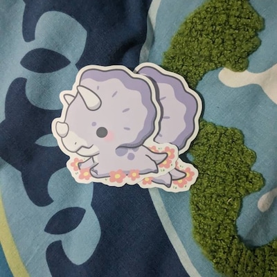 Cute Garden Dino Stickers Cute Dinosaur Sticker Green Thumb - Etsy