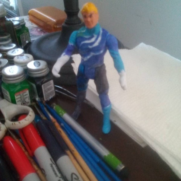 Metamorpho Unpainted Custom 3D Printed Super Powers Style Action Figure ...