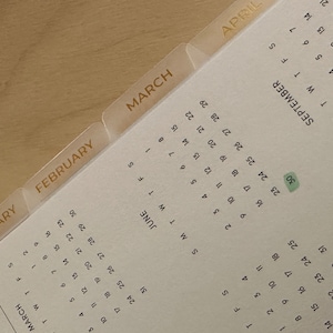 Tan Brown Leather A5 Planner Cover Pebbled PU Leather Planner ...