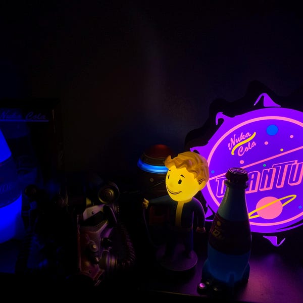 Fallout Inspired Nuka Cola Blue/purple Quantum LED Sign - Etsy