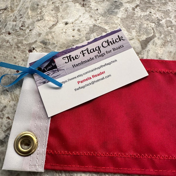 Streamer Nautical Sailboat Flag for Masthead Gift for Him Theflagchick ...