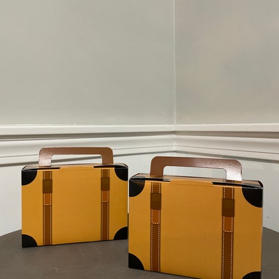 Luggage Travel Suitcase Theme Favor Box - Etsy