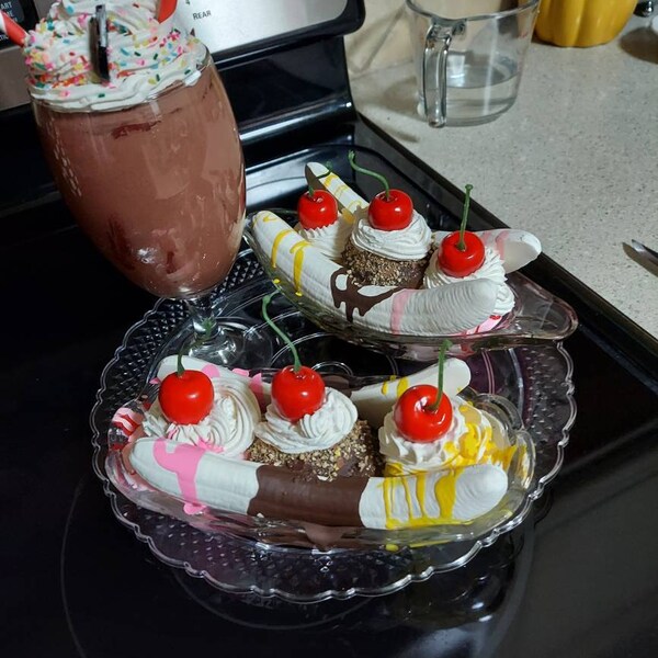 Fake Candy Apple-fake Food-fake Fruit-fake Sweets-tier Tray-kitchen ...