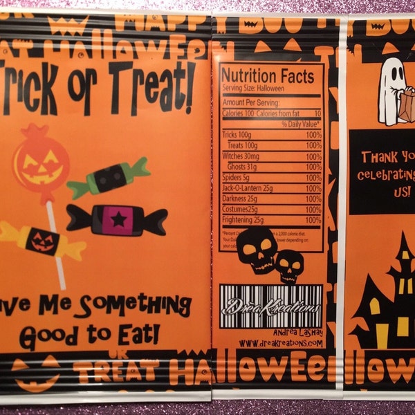 Retirement Nutrition Facts Label: for Custom Chip /treat Bags /candy ...