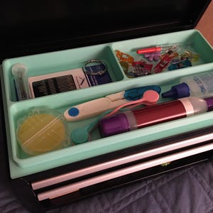 Kobalt Mini Toolbox Organizing Inserts for Sewing Fully Enclosed ...