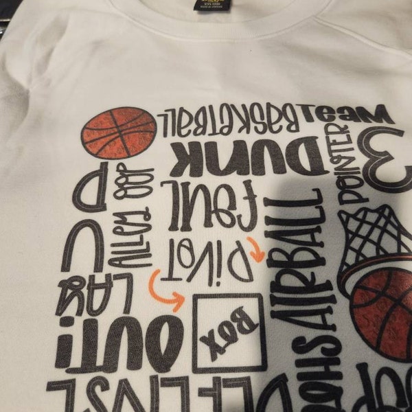 Basketball Ready to Press Sublimation Transfer, Heat Press Transfer ...