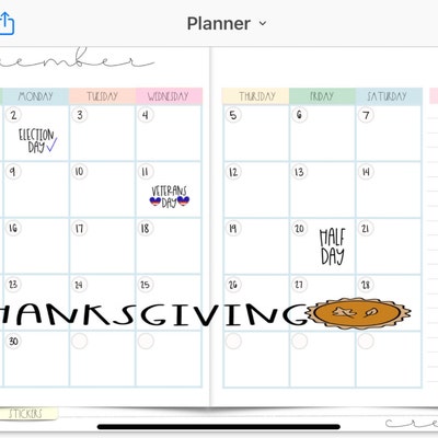 Bullet Journal Monthly Layout Insert for Digital Bullet Journal ...
