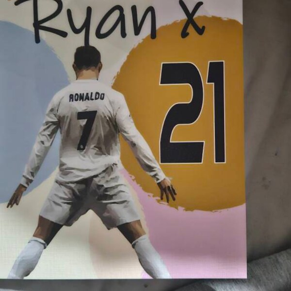 Lionel Messi Name Personalised Birthday Card - Messi's #1 Fan - A5 ...