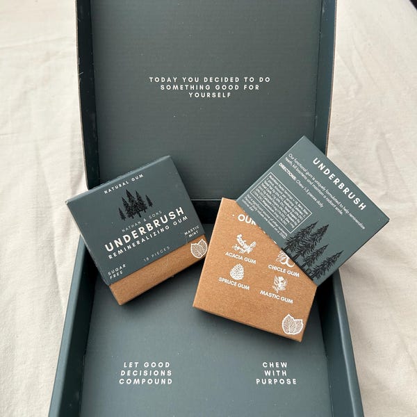 OFFICIAL Nathan & Sons - Underbrush Gum - MASTIC MINT Remineralizing ...