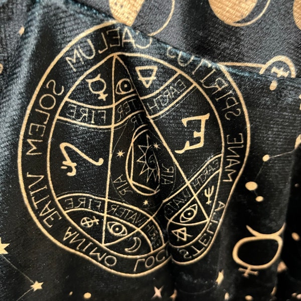 Celestial Hooded Cloak, Cloak With Hood, Festival Cloak, Psychedelic ...