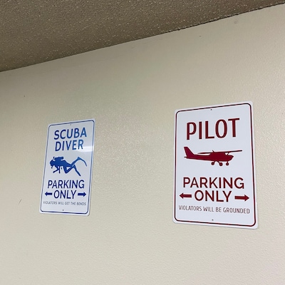 Scuba Diver Parking Sign, Scuba Decor, Scuba Diver Gift, Gift for Scuba ...