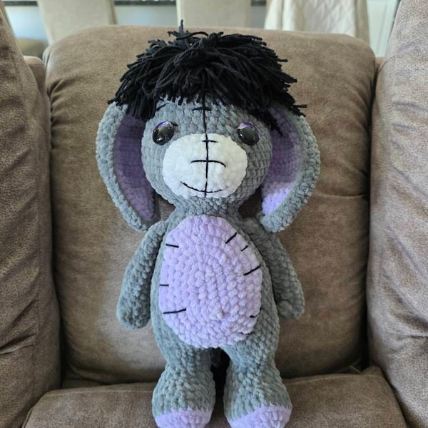 Kangaroo Crochet Plush Pattern / Amigurumi Kangaroo Pattern / Stuffed ...