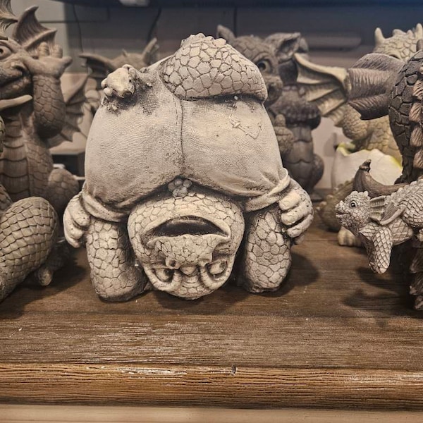 Outdoor Troll Figurine Realistic Cement Decoration Sculpture Stone ...