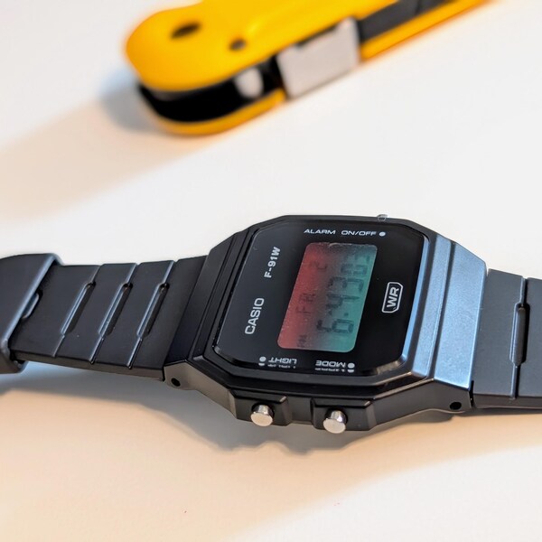 Casio F-91W Gradient Filter Screen - Etsy