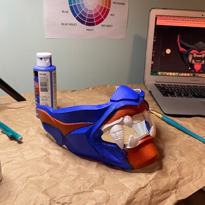 Dark Takeda Mask From Mortal Kombat 1 - Etsy