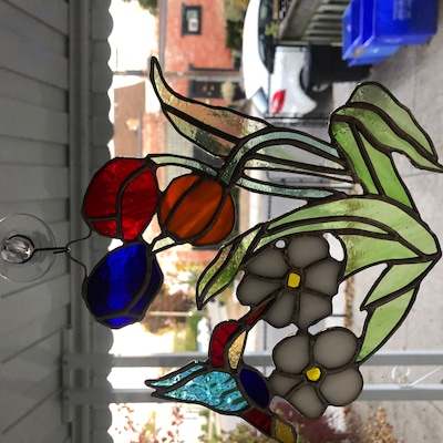 Wedding Cake Topper Stained Glass - Etsy
