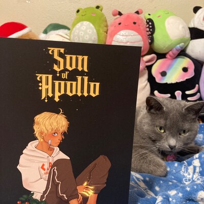 Solangelo Kiss Fine Art Print the Heroes of Olympus, Illustration Print ...