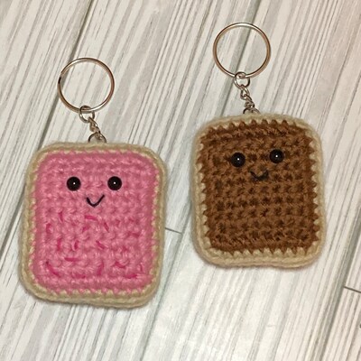 Toaster Pastry Keychain PDF Crochet Pattern - Etsy