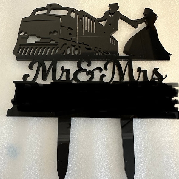 Train Cake Topper Wedding, Train Wedding Cake Topper, Train Locomotive ...