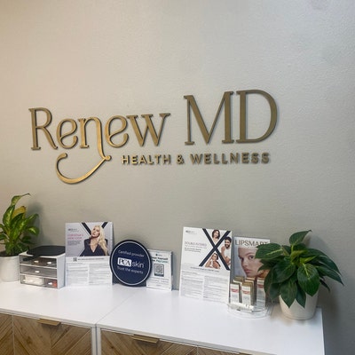 Office Wall Logo Multiple Colors 3D Laser Cut Sign - Etsy