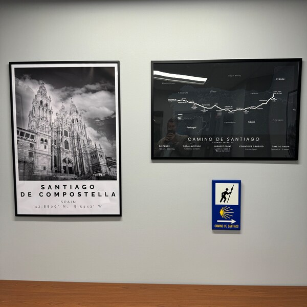 Tour Du Mont Blanc Topographic Map Poster | TMB Elevation Contour Map ...