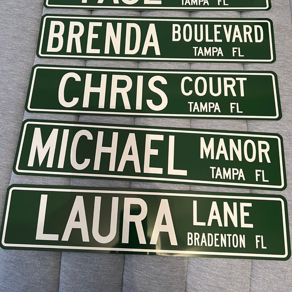 Personalized Street Sign, Name Sign, Road Sign, Street Sign - Etsy
