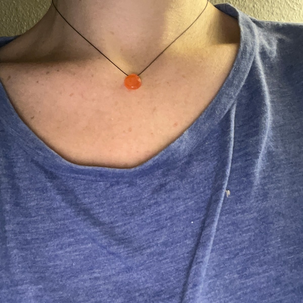 Minimalist Choker Necklace Transparent Fishing Line Mini Star, Flower ...