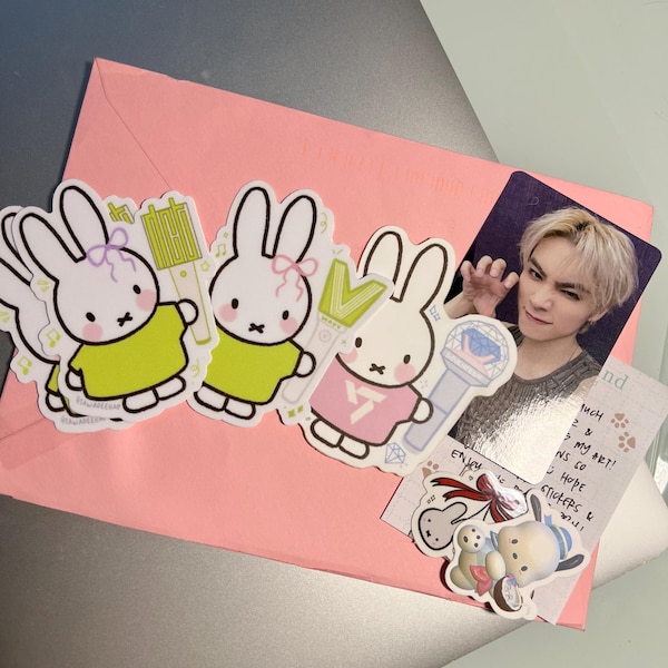 Seventeen Sonny Angel Holographic Sticker | Hoshi Cheers Sticker ...