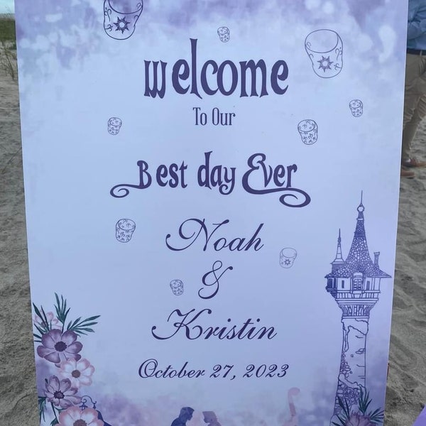 Digital Princess Wedding Seating Chart Printable Wedding Seating Chart ...