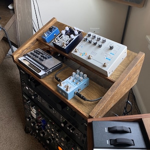Desktop Pedalboard Effects Pedal Stand for Home Recording - Etsy
