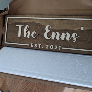 Established Sign Wedding Signs Wood Signs Custom Family - Etsy