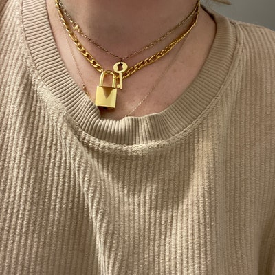 Small 15mm 'gold' Lock - Etsy