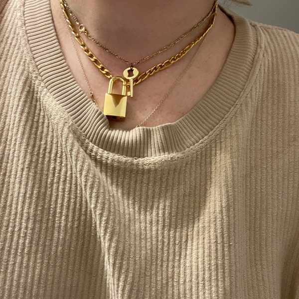 Small 15mm 'gold' Lock - Etsy