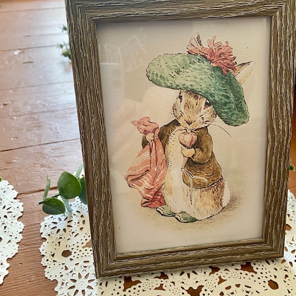 Peter Rabbit and Friends by Beatrix Potter 5 X 7 Framed Prints - Etsy