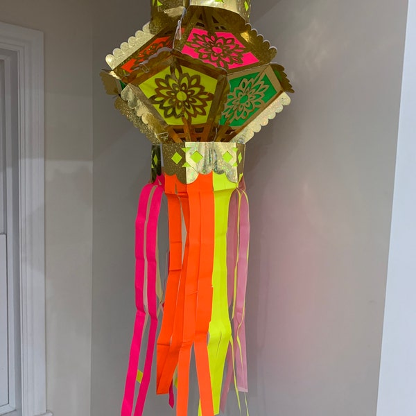 Large No Assembly Foldable Reusable Diwali Paper Lantern Akash Aakash ...