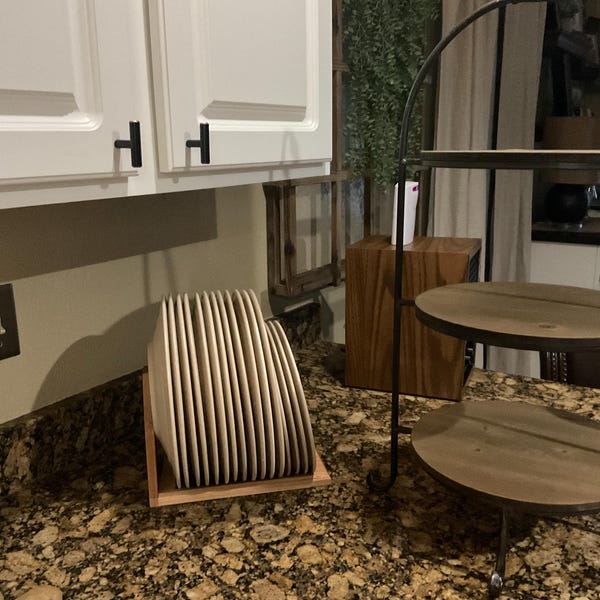 Countertop Plate Rack - Etsy