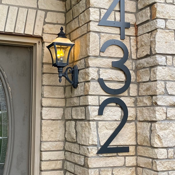18 Inch Modern House Numbers Letters - Etsy