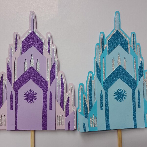 Frozen Castle SVG File for Cake Topper or Party Decorations | Arendelle ...
