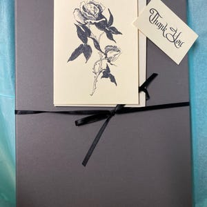 Bow Greetings Card (blank Inside) Victorian / Vintage Ribbon ...