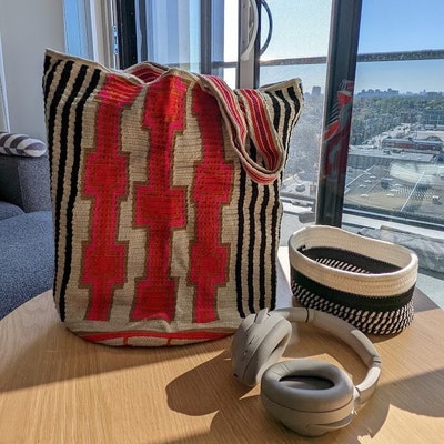 Wayuu Bag Large Mochila Wayuu Pattern Handmade Bolso Wayuu Taschen Sac ...