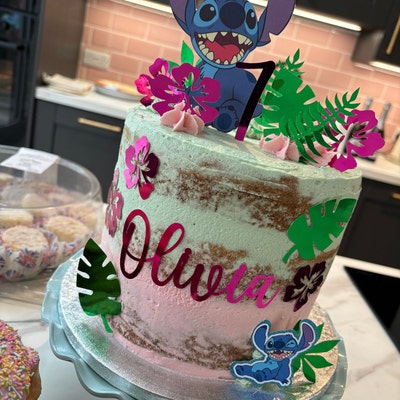 Stitch Cake Topper Set - Etsy UK